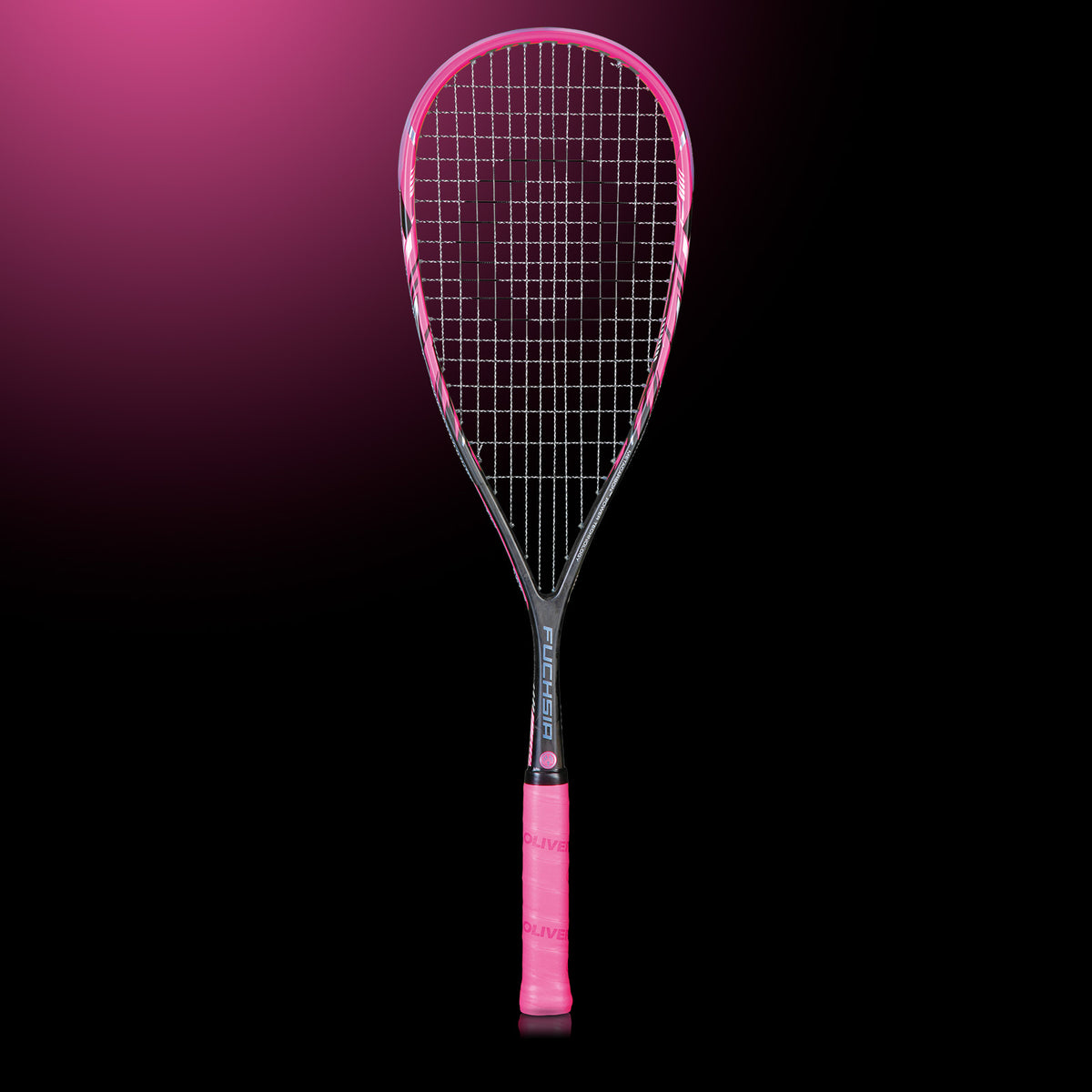 FUCHSIA squash racket by OLIVER: For more control - OLIVER-SPORT